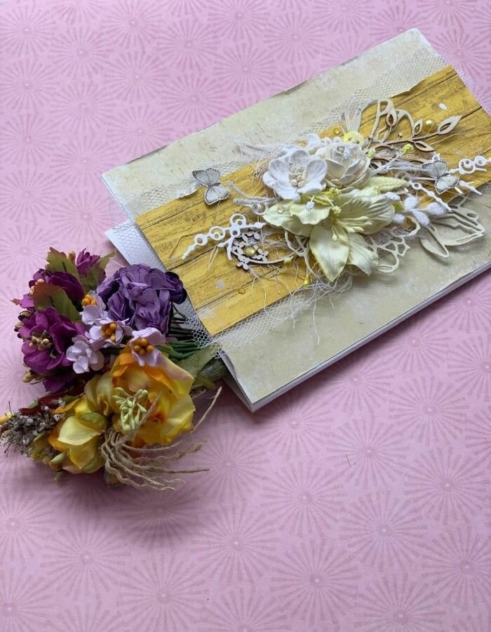 Набор декоративных цветов Рукоделие для флористики и творчества, из пластика и ткани