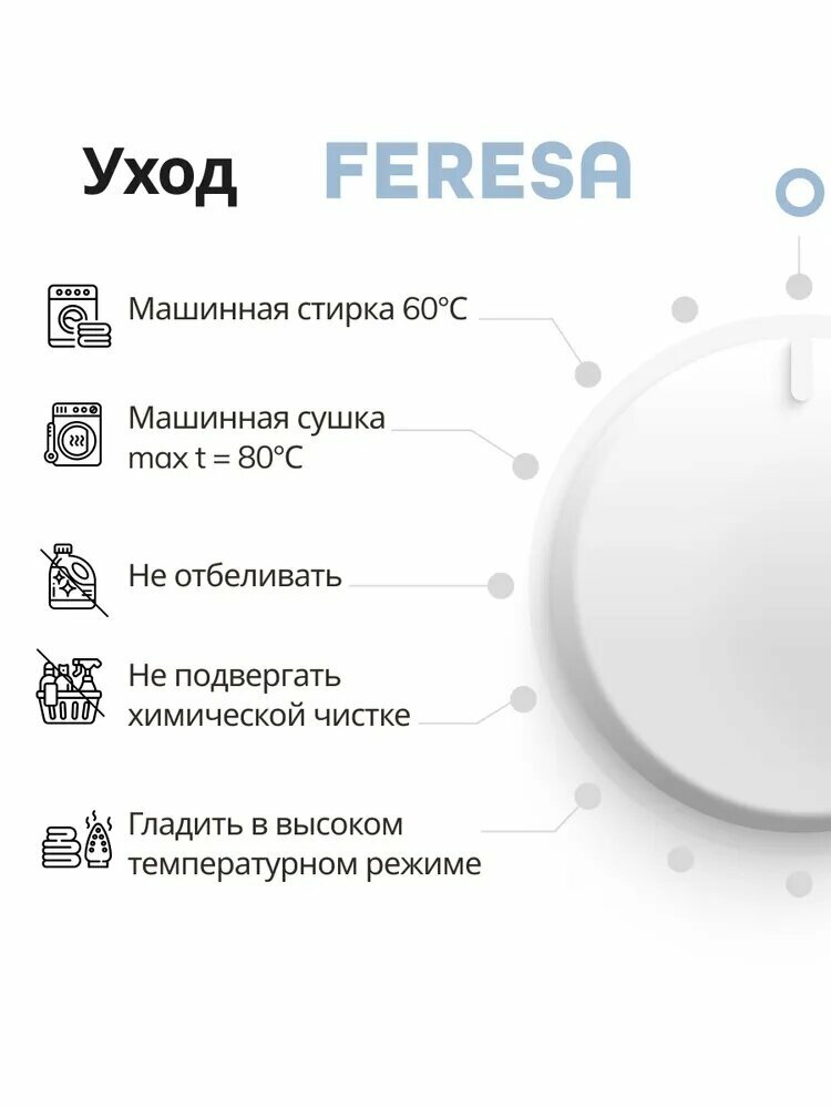 Простыня на резинке Оланд темно-серый, Сатин, 180x200 см