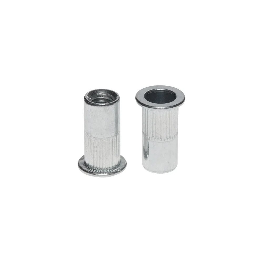 Заклепка резьбовая STARFIX М4 цилиндрический бортик, цинк, 50 шт. в зип-локе SMZ1-48526-50
