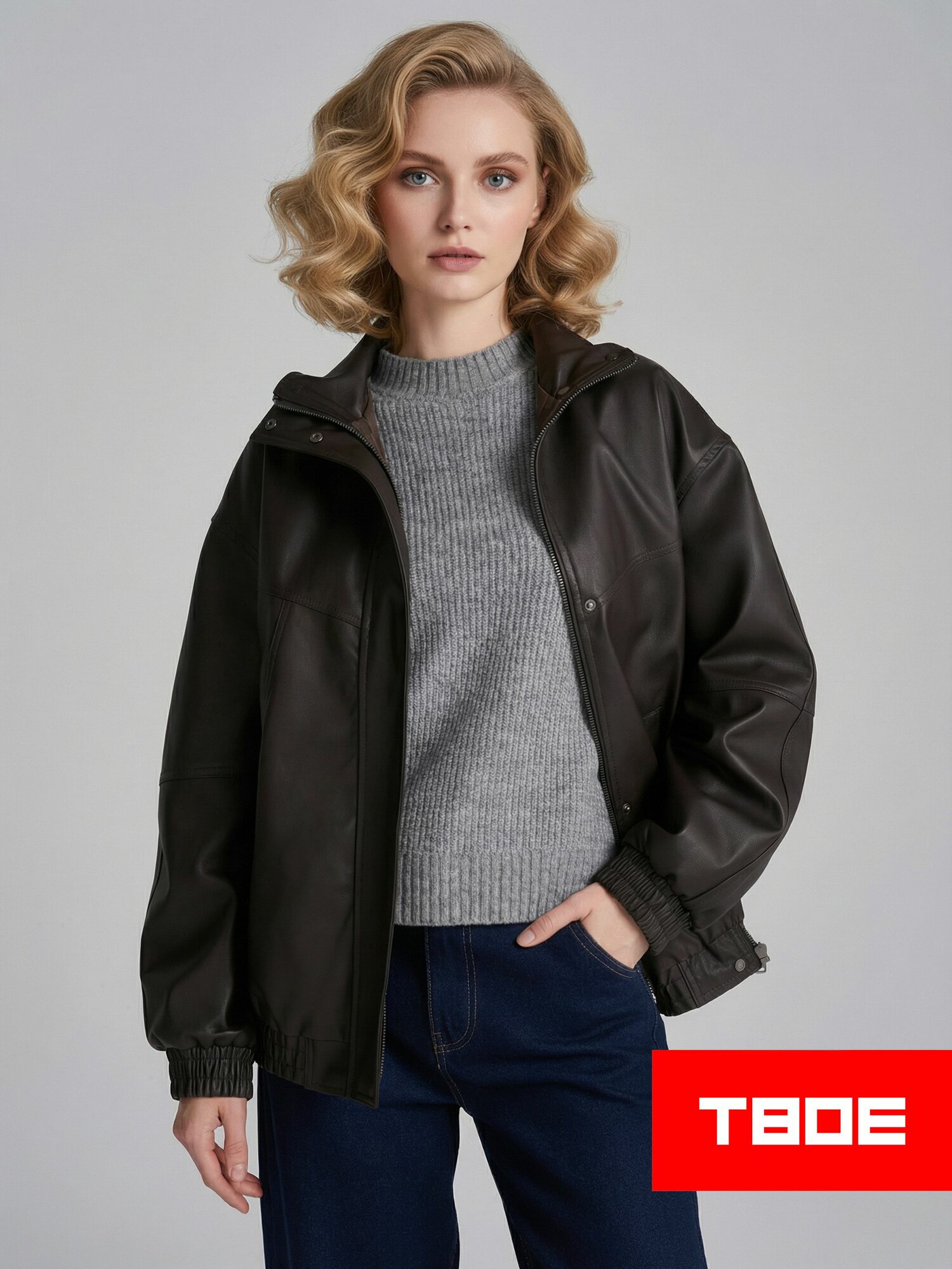 Куртка кожаная Осень-зима 2026