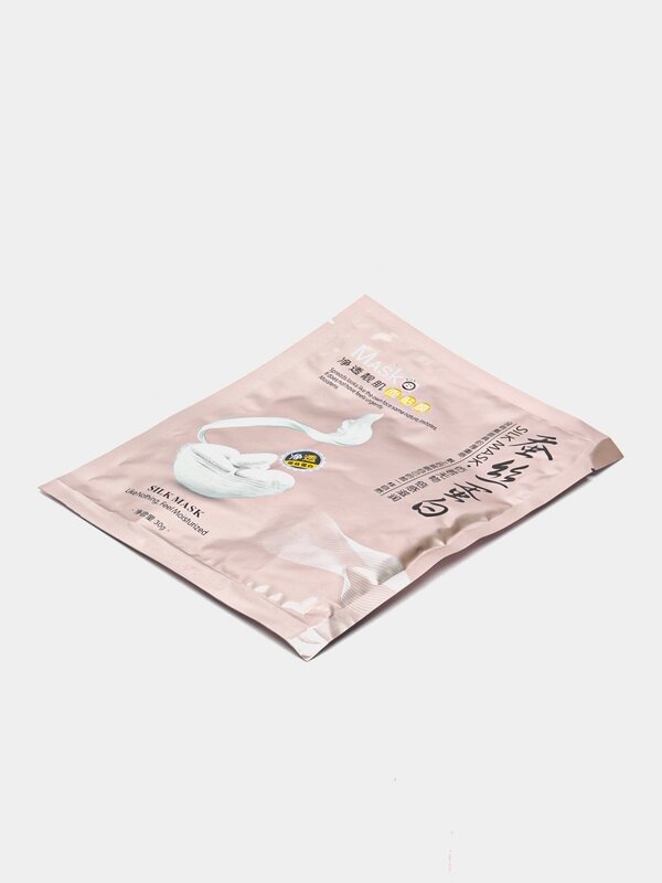 10 штук тканевых увлажняющих масок для лица "Silk Mask" с протеинами шелка