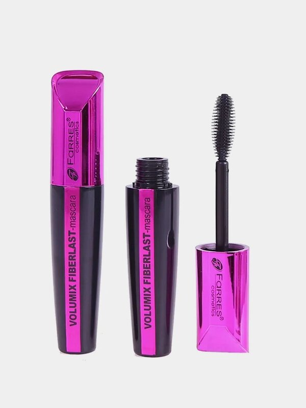 Тушь для ресниц Farres "MaXXLash", с силиконовой щеточкой, черный