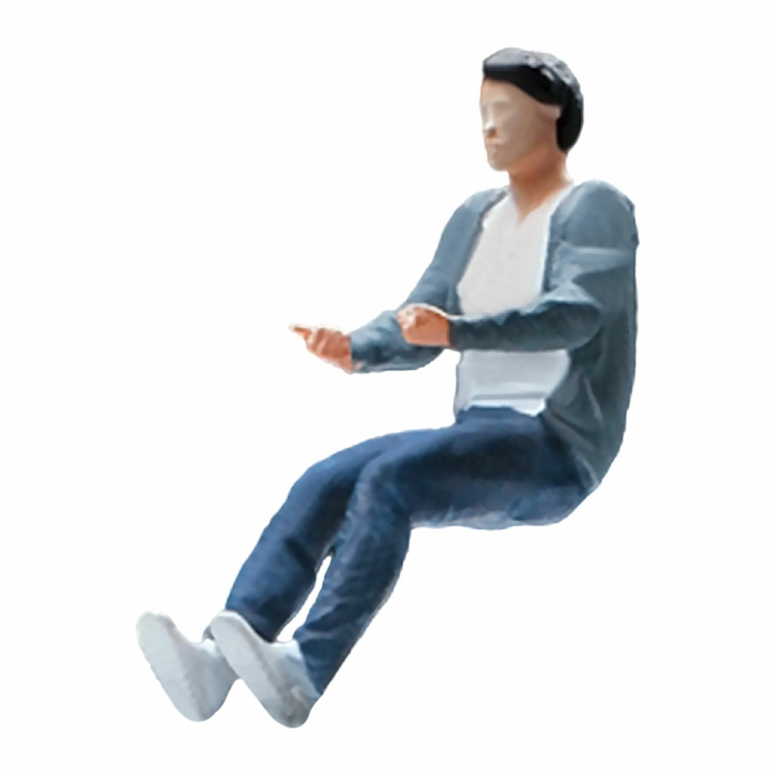 Набор из 10 миниатюрных фигурок 1:64 для диорам и макроландшафтов, реалистичные смоляные модели людей для фотореквизита