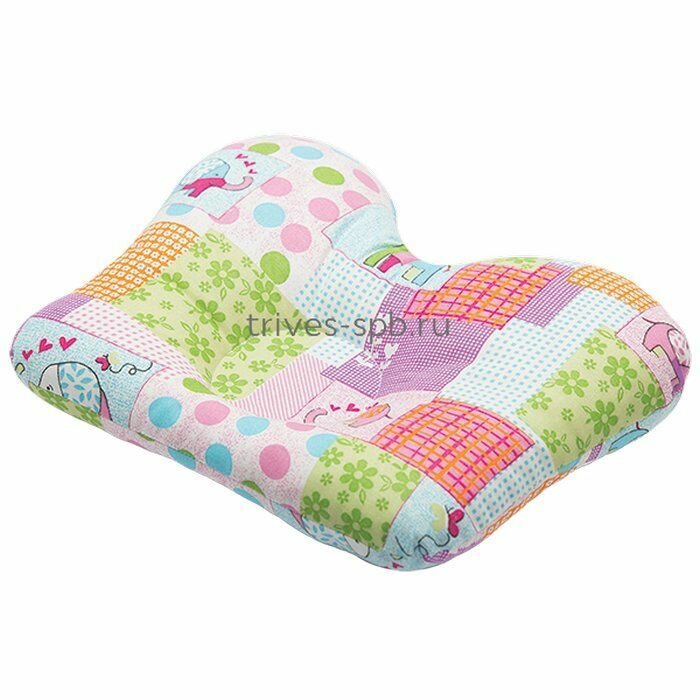Ортопедическая подушка Тривес для новорожденных, разноцветная, ТОП-110