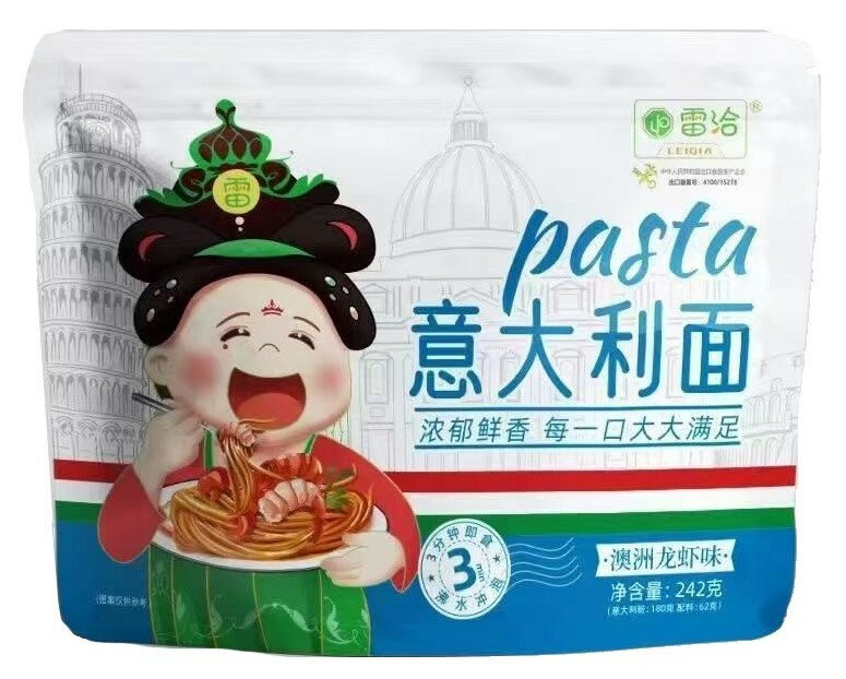 Лапша быстрого приготовления Lei Qia Лобстер, 231.5г