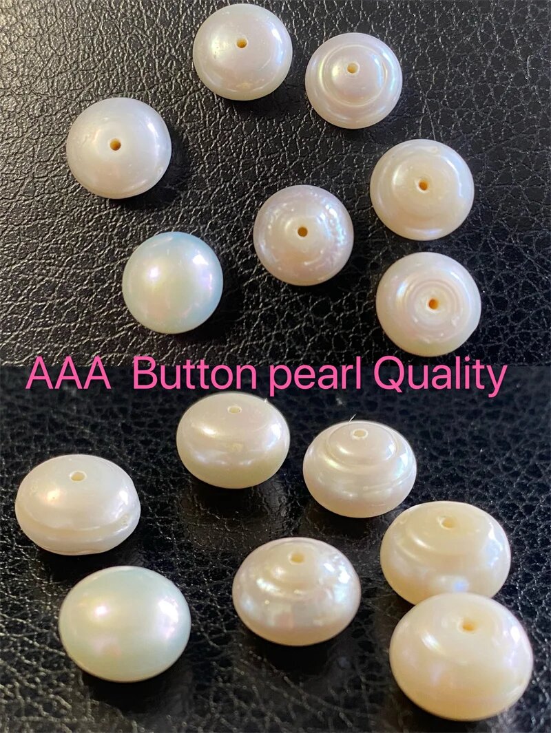 Натуральный жемчуг белые бусины 3A 4A 4 мм 5 мм 7 мм 9 мм 8.5MM 10pcs, White 3A