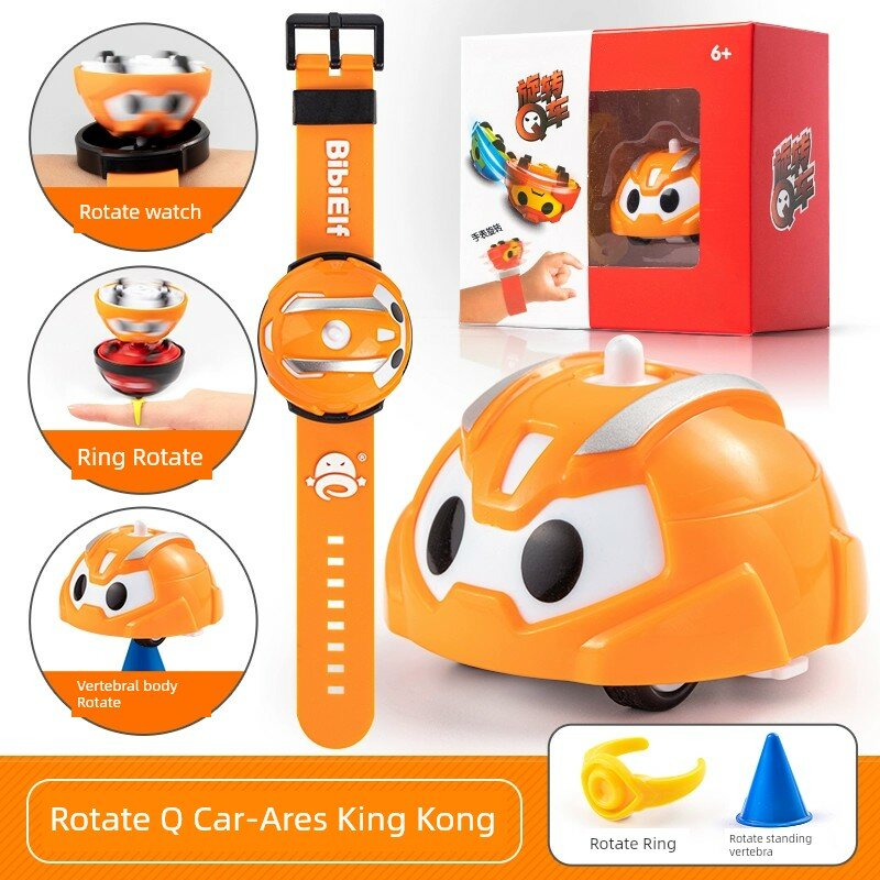 Детские часы-гироскоп для мальчиков, волшебная игрушка-спиннер на палец, популярная развивающая машинка для