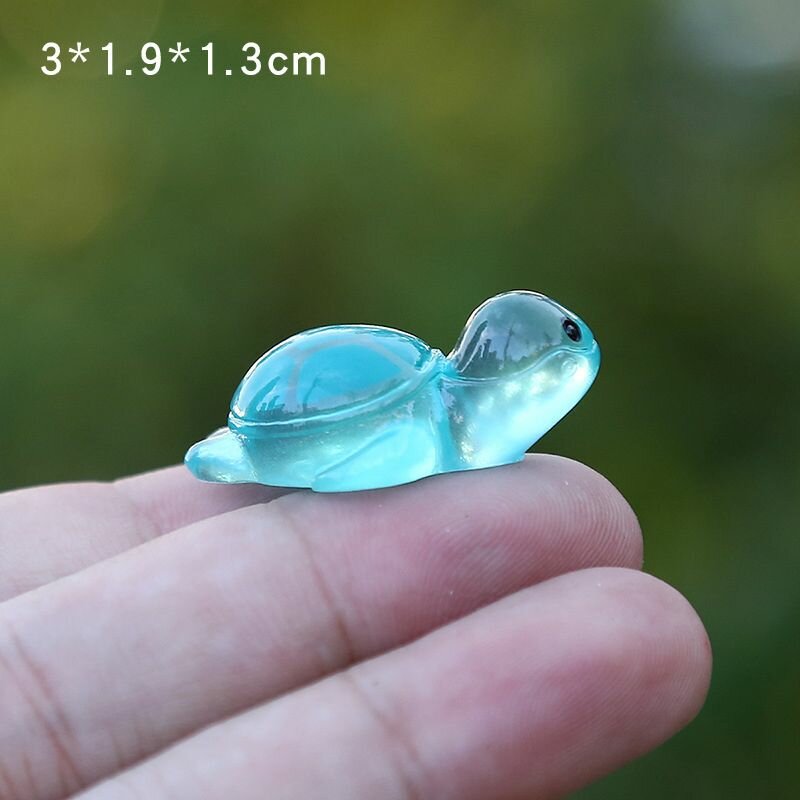 Микро-пейзаж светящиеся черепахи орнаменты