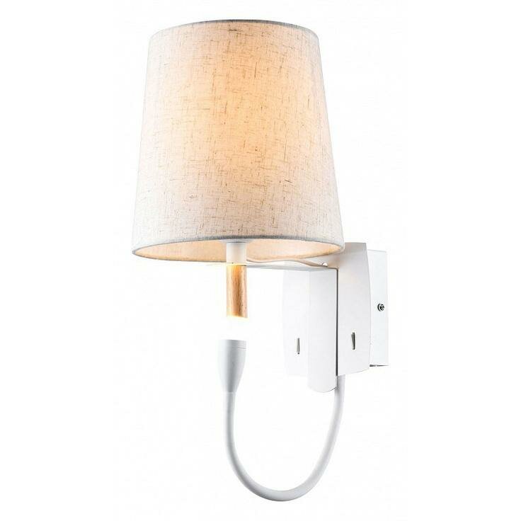 Бра Lussole Cozy LSP-8234V цвет белый На монтажной пластине Техно