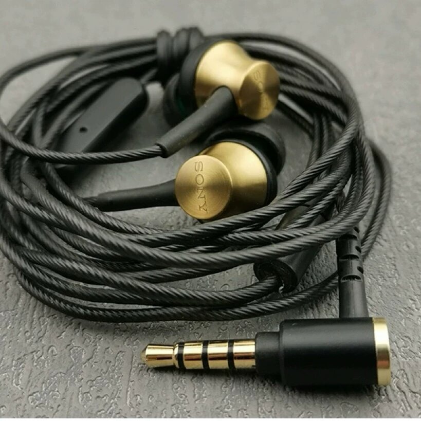 MDR-EX650AP проводные наушники-вкладыши золотистого цвета новые без кабеля