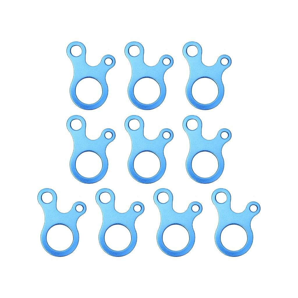 Натяжители для верёвок (10 шт.), Синий