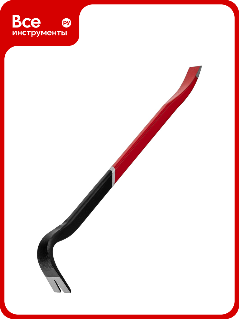 Усиленный лом-гвоздодер MATRIX 600х29х15 мм 25233, для демонтажа различных конструкций