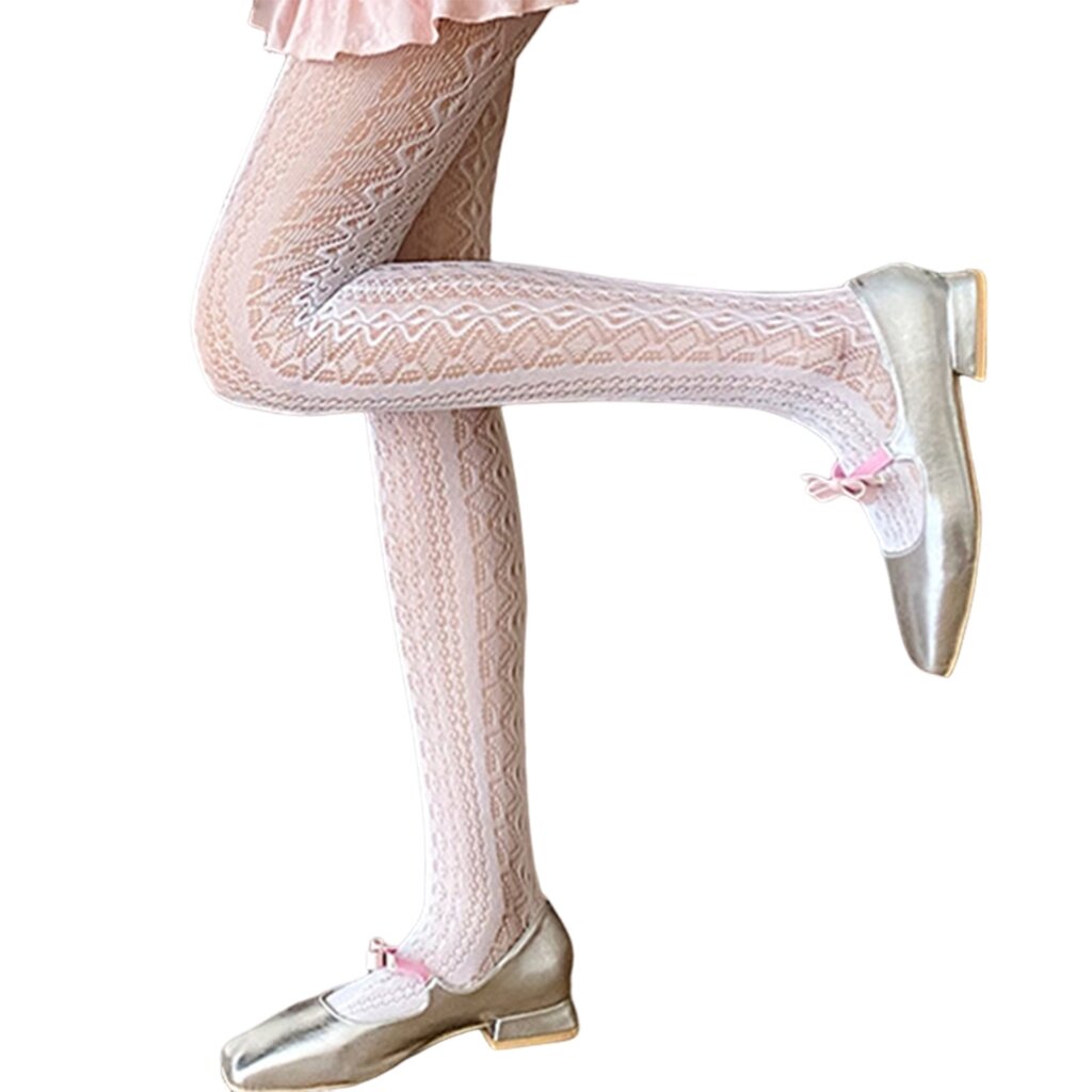 Леггинсы для чулок в сеточку с рисунком, Женские Колготки с высокой талией, Чулки в сеточку До бедра, Колготки