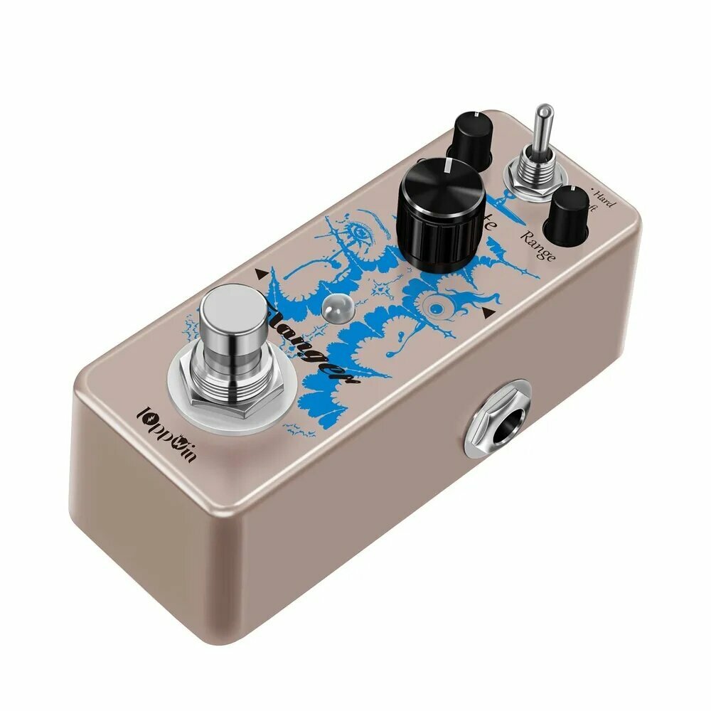 Flanger Эффект-педаль: Классический Винтажный Аналоговый Флэнжер со Статическим Фильтром, Металлический Корпус