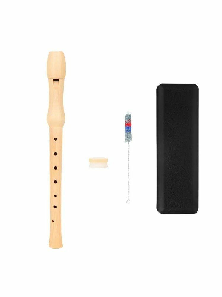 Набор высоких немецких 8-дырочных флейт в до мажоре, деревянная флейта для начинающих - немецкая C