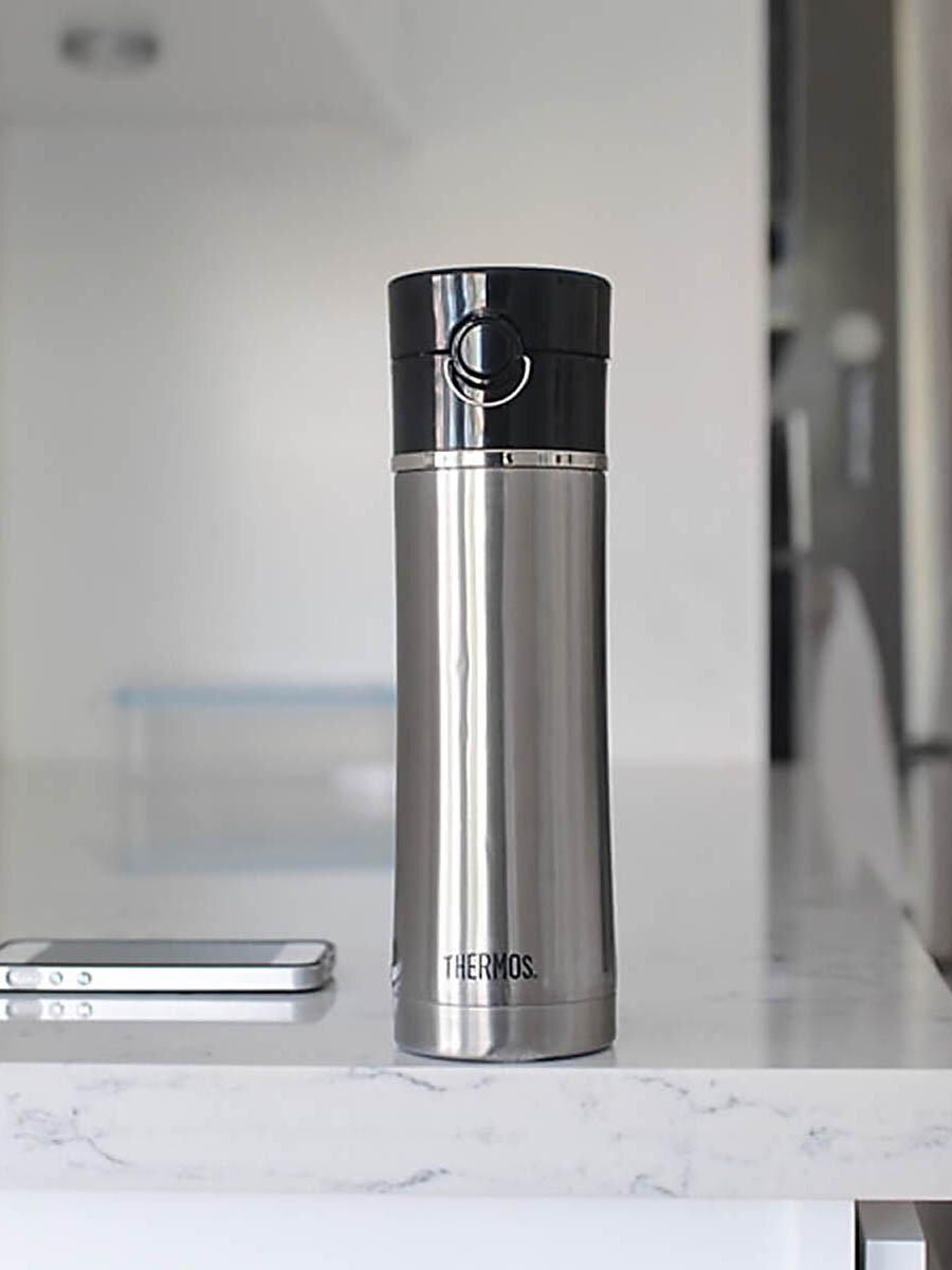 Термокружка Thermos 430 мл, нержавеющая сталь, цвет стальной