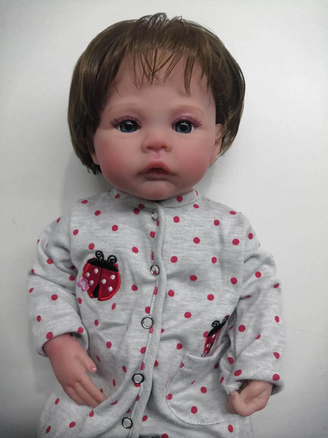 Реборн кукла NPK виниловая 49 см Girl Doll