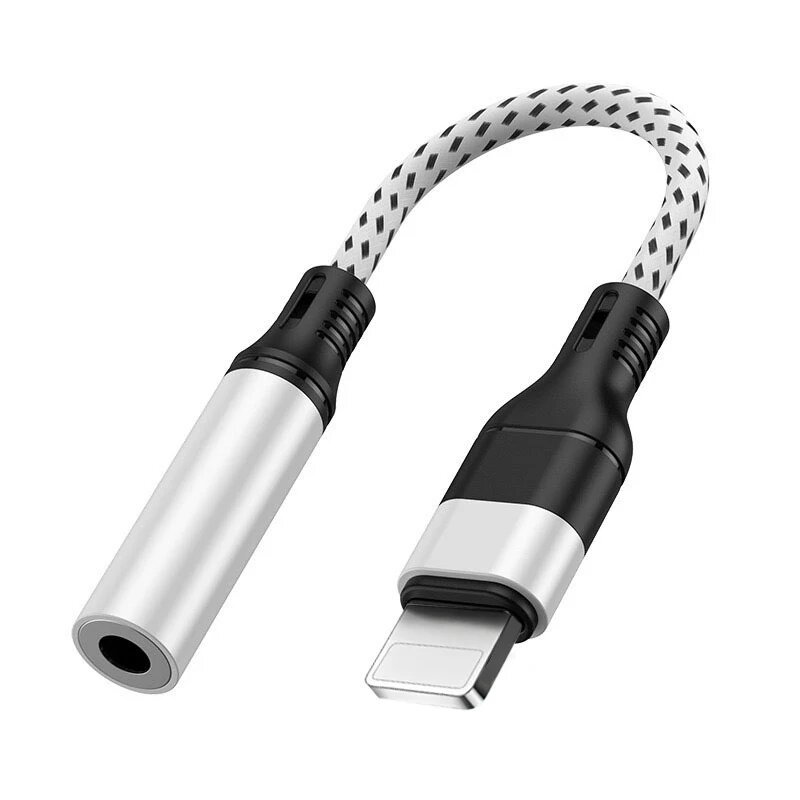 Аудиоадаптер Lightning 3.5 мм для iPhone White