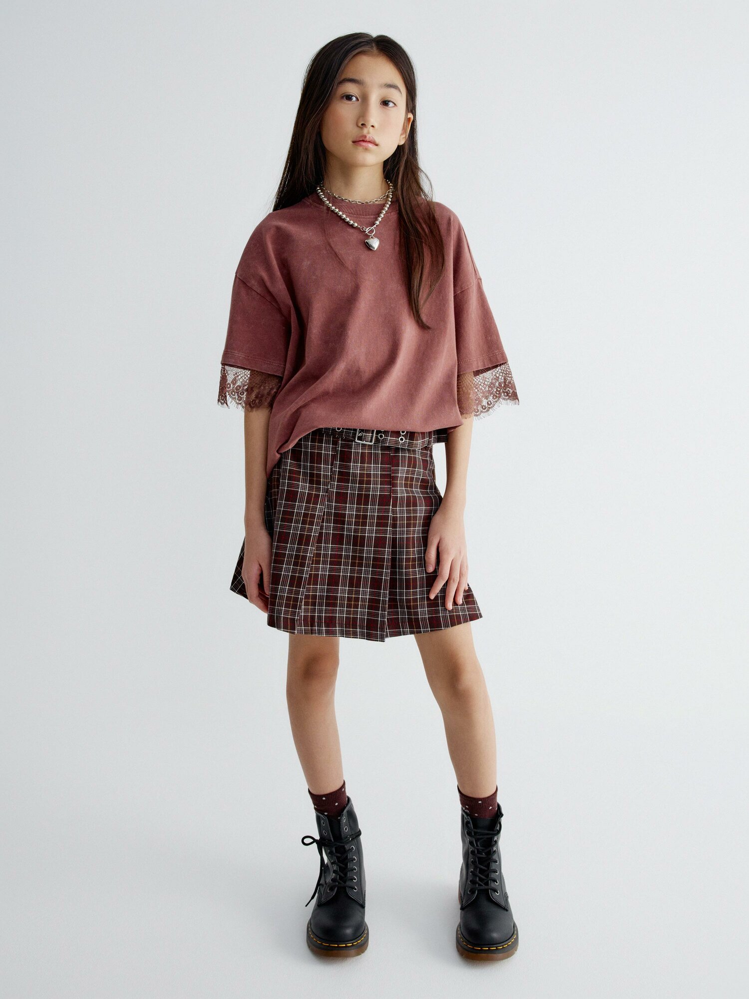 Школьная юбка-шорты