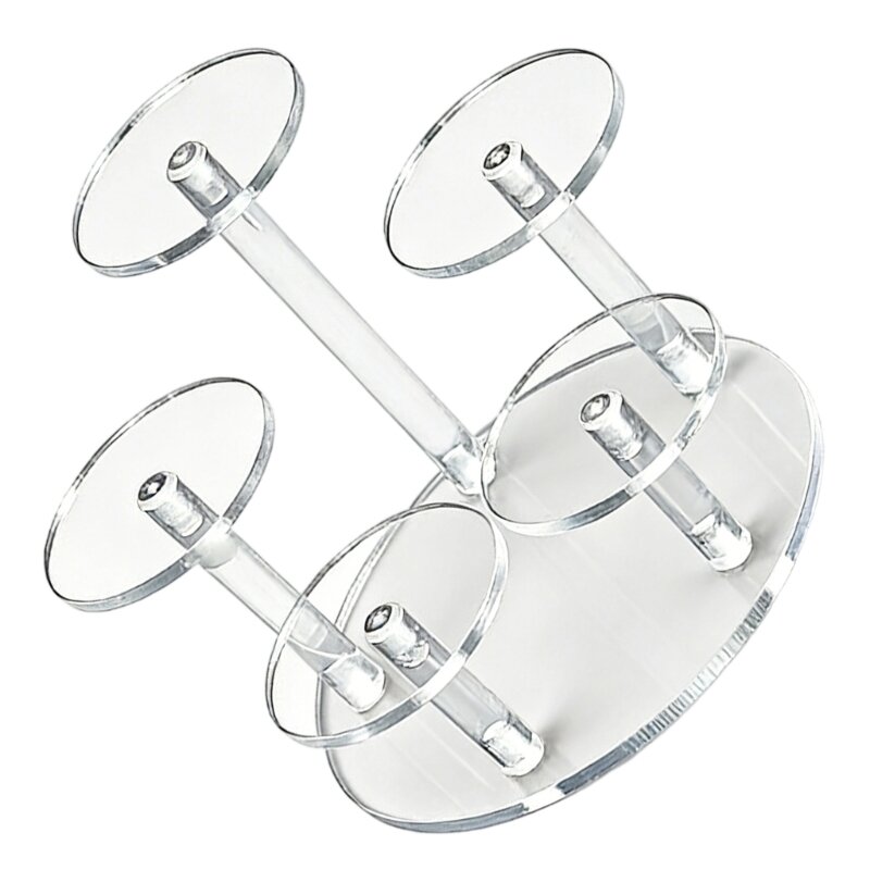 Акриловый Ступенчатый дизайн Витринной полки для послойного представления предметов коллекционирования, улучшающих оформление дома, Идеально подходит для художников