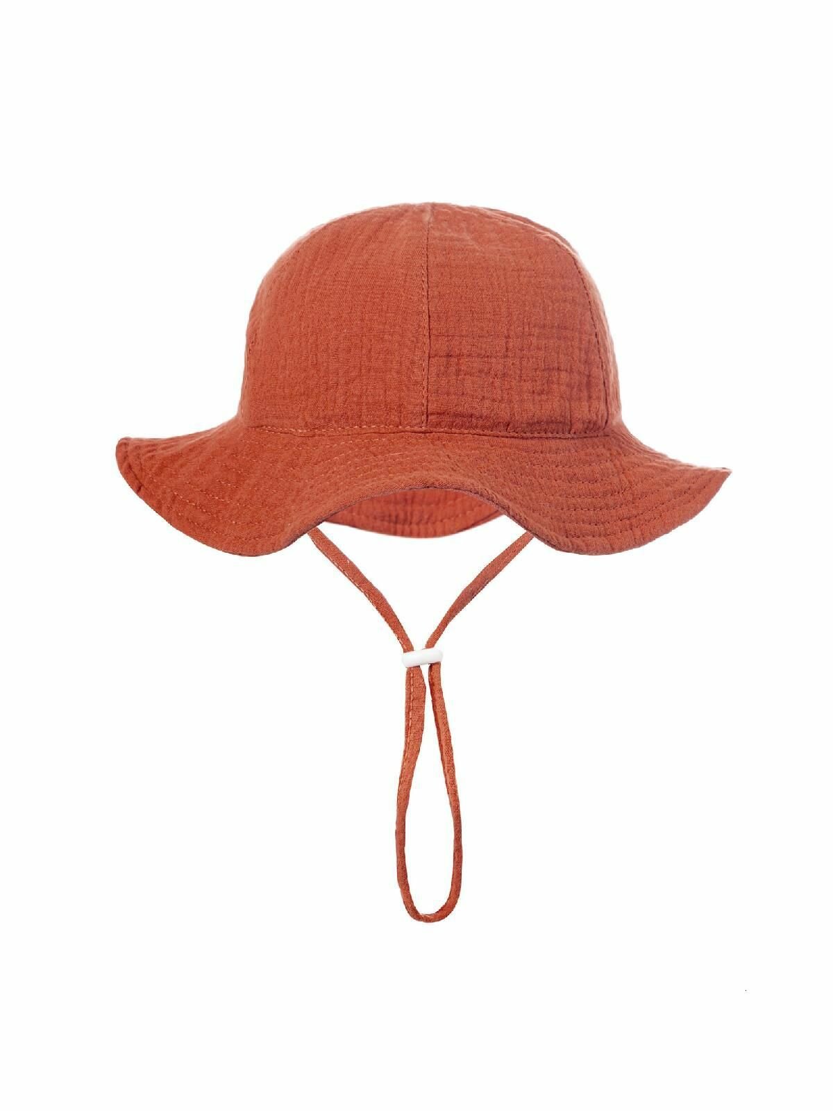 Детская солнцезащитная шляпа, Кирпично - красный