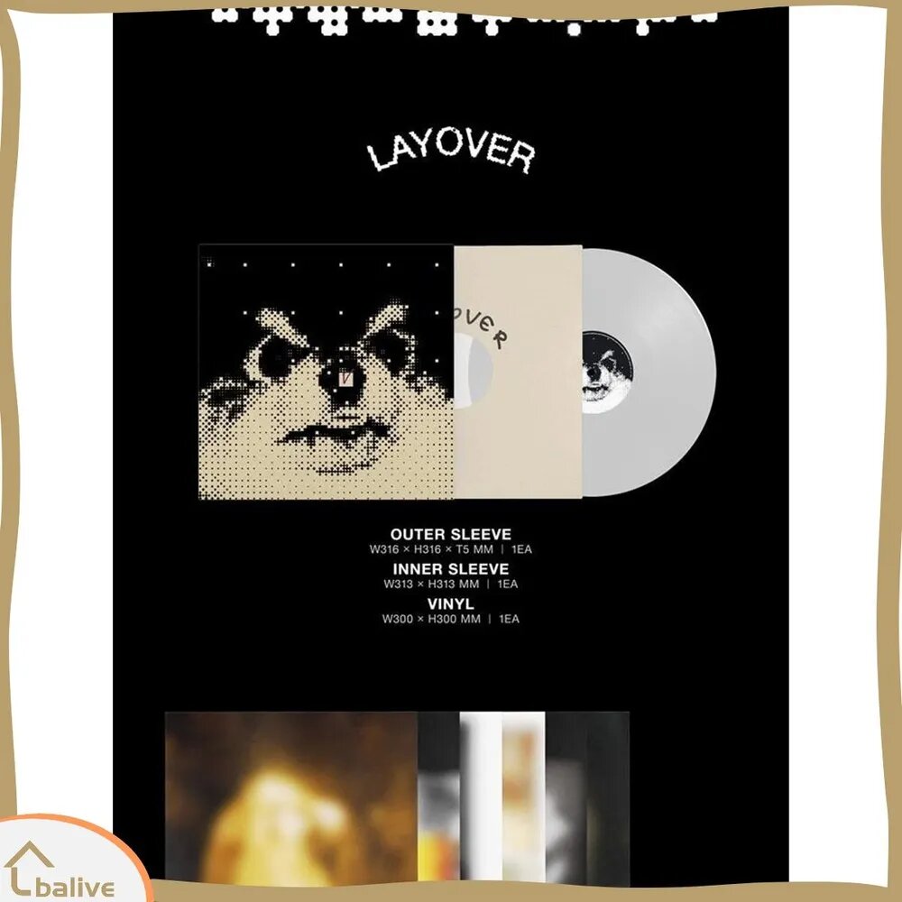 Альбом V (BTS) - LAYOVER LP Виниловая пластинка Импортное издание Корея — фото 1