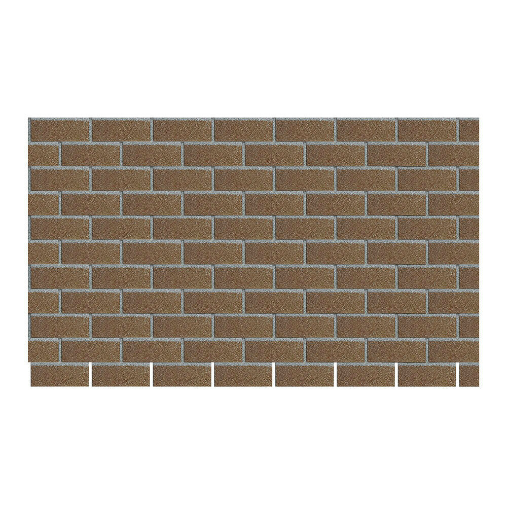 Панель фасадная гибкая Docke Standard Brick 1000х250 мм бежевая 2,5 кв. м