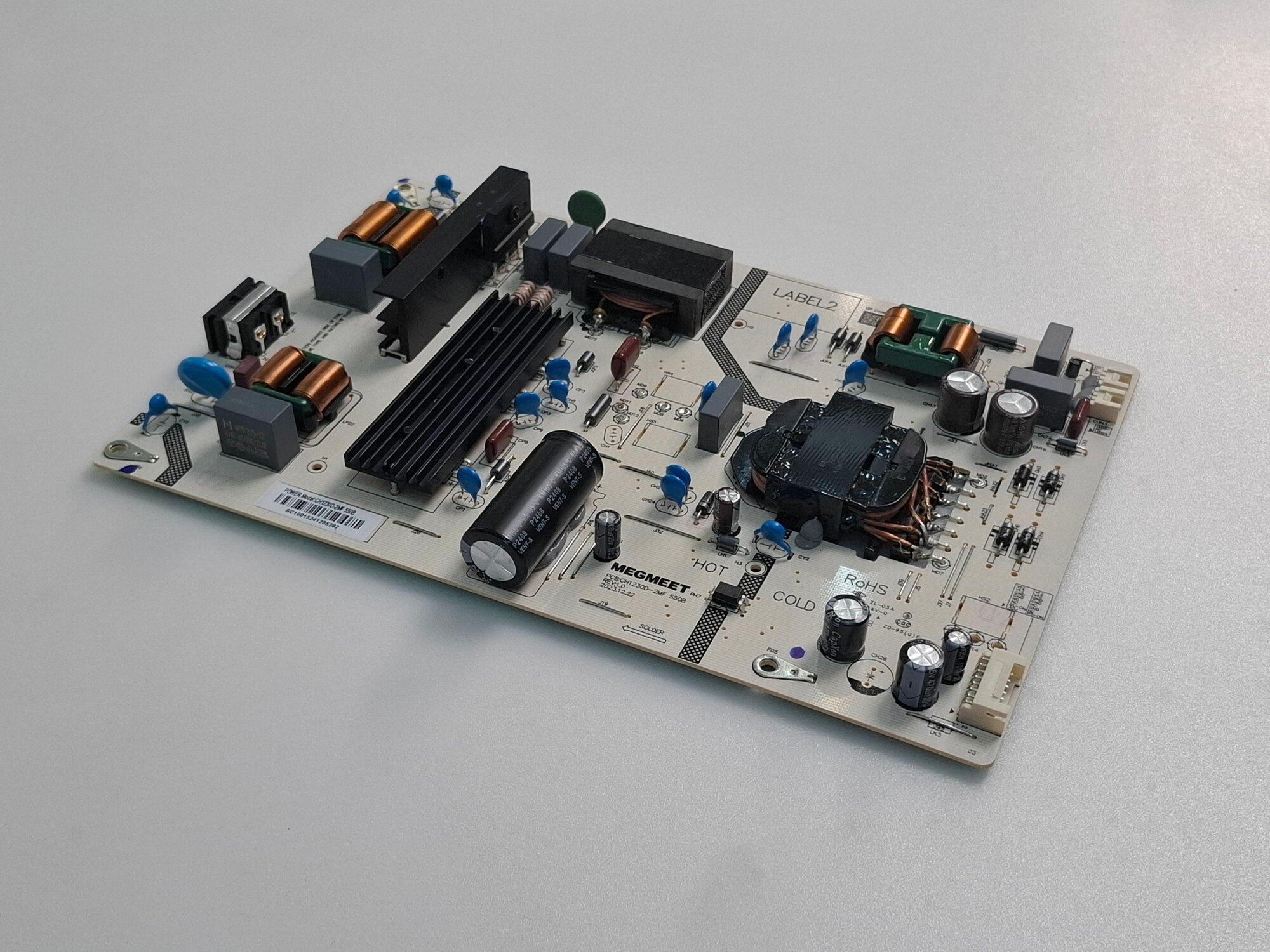 Блок питания (CH1230-2MF550B), для телевизора Artel UA50H3502 P: CV500U2-T01 rev:02