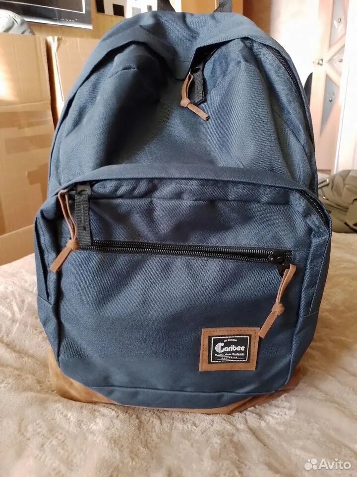Рюкзак Caribee, Retro, синий, городской, полиэстер, 43х30х20 см