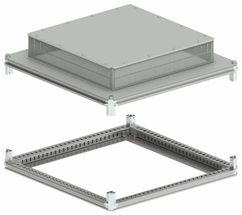 Крыша и основание 800х800 IP31 FORMAT под фланец IEK FO-00-KOF-080-080-31