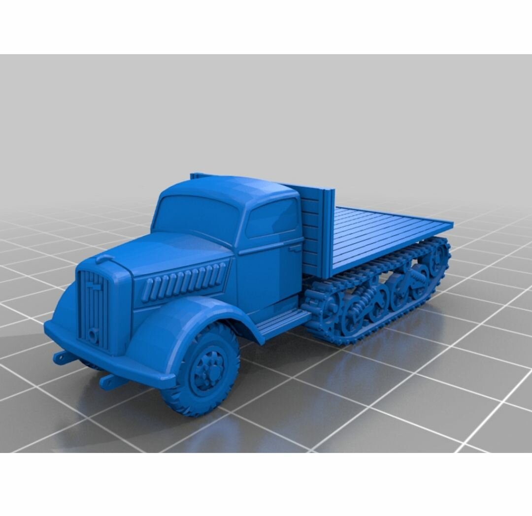 Opel Blitz 1. Масштабная модель 1:72.
