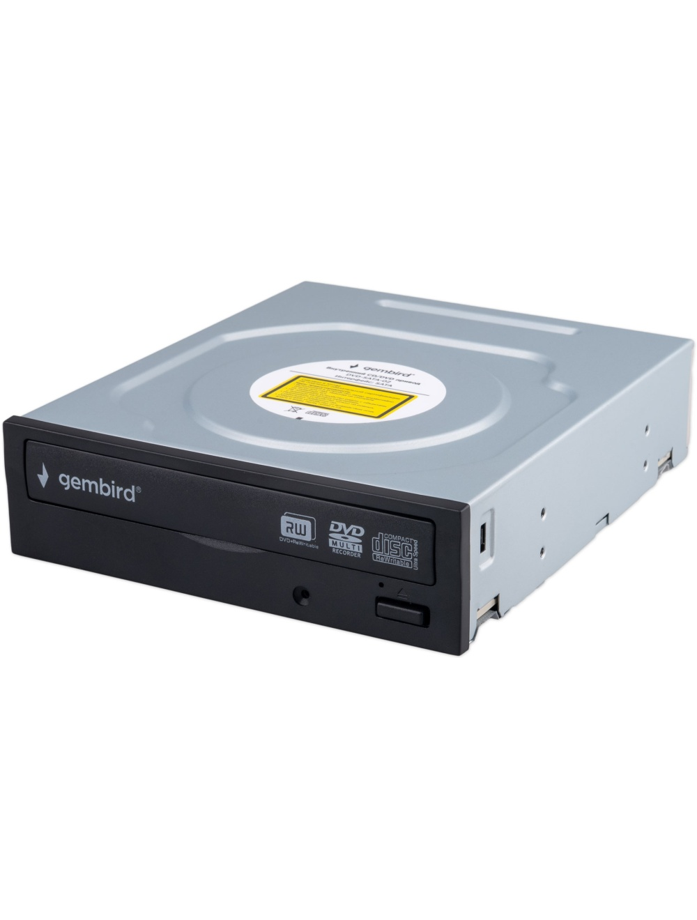 Привод DVD±RW Gembird DVD-SATA-02 CD-R 24x, CD-RW 16x, DVD+R 8x, DVD+R DL 4x, DVD+RW 8x, DVD-R 8x, DVD-R DL 4x.