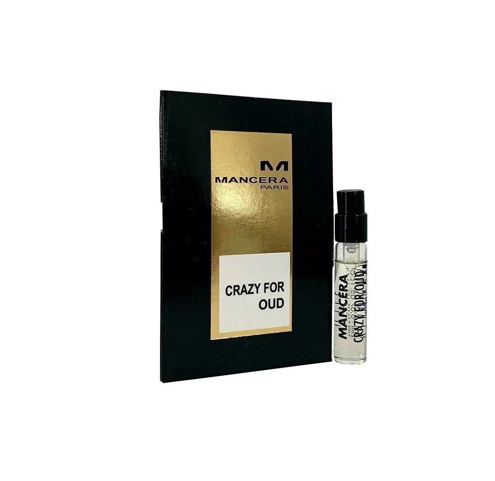 Mancera Crazy For Oud 2 мл парфюмерная вода унисекс, восточные, древесные