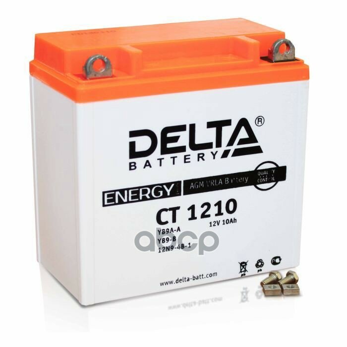 Аккумуляторная батарея! +слева 12V 10Ah 100A 137х77x135 moto AGM DELTA battery арт. CT1210