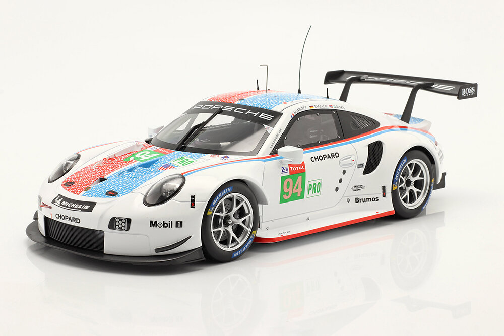 Модель коллекционная IXO Porsche 911 (991) rsr no 94 24H le mans 2019
