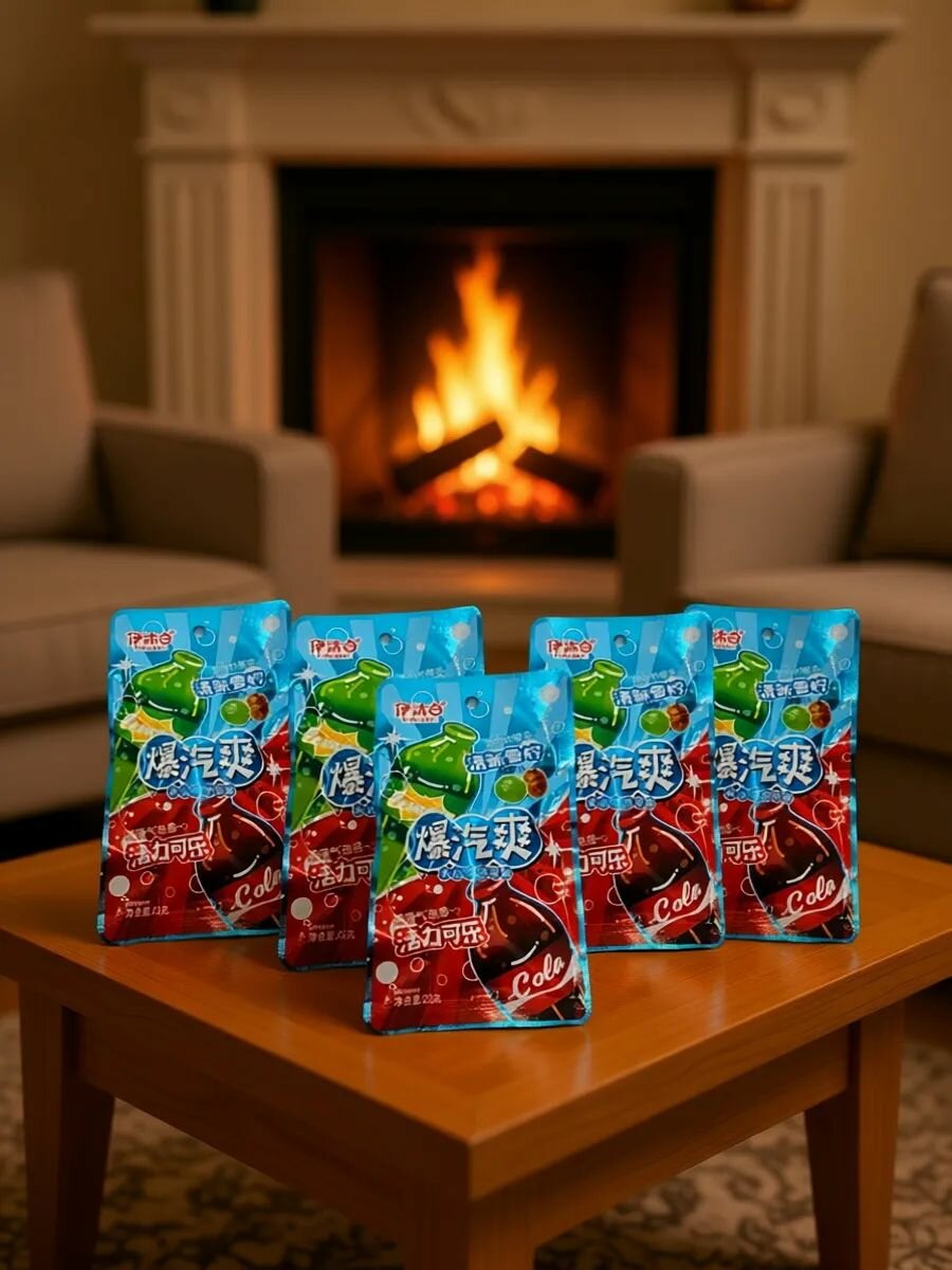 Конфеты со вкусом газировки Азия, 5шт