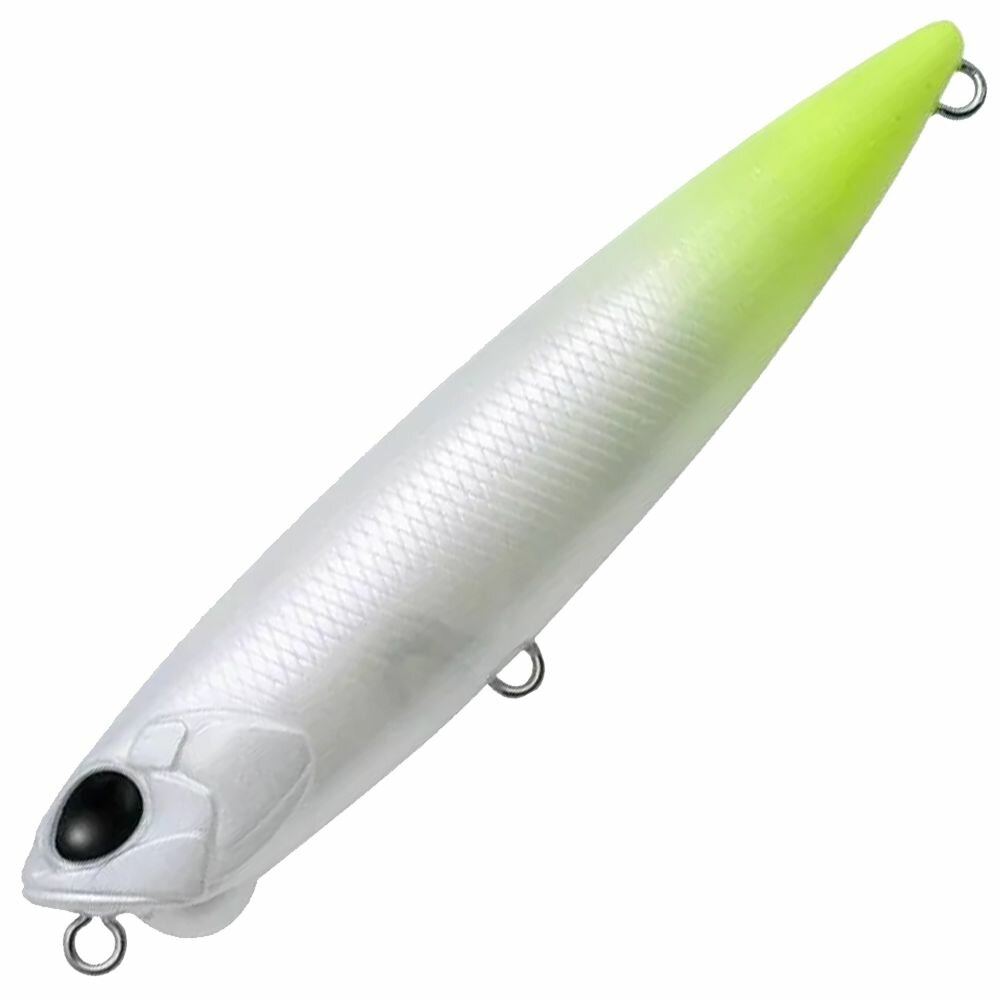 Воблер DUO Realis Pencil 110 #BCC0559 Alien White CH Tail, всплывающий, 20,5 г.