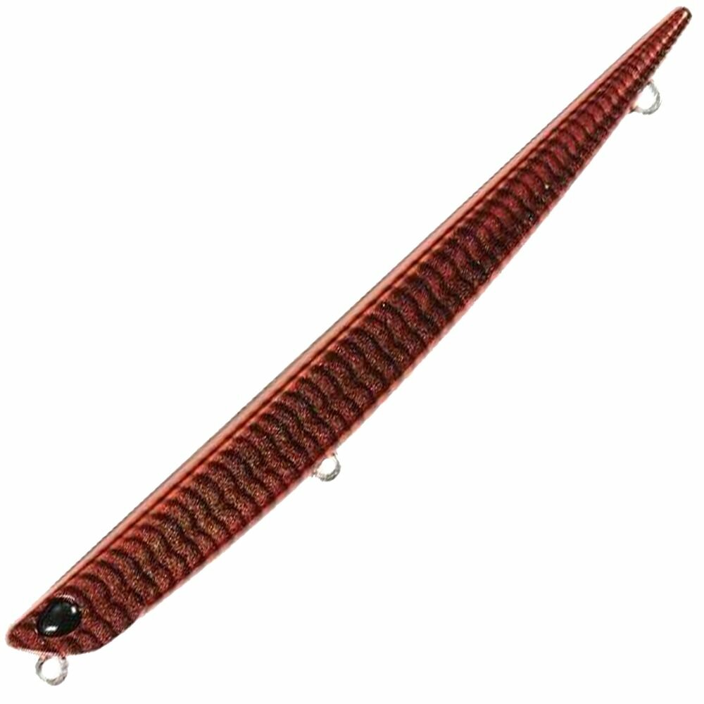 Воблер DUO Bay Ruf Manic 95 #MCC0798 Metal Red Bachiworm, тонущий, 8 г.
