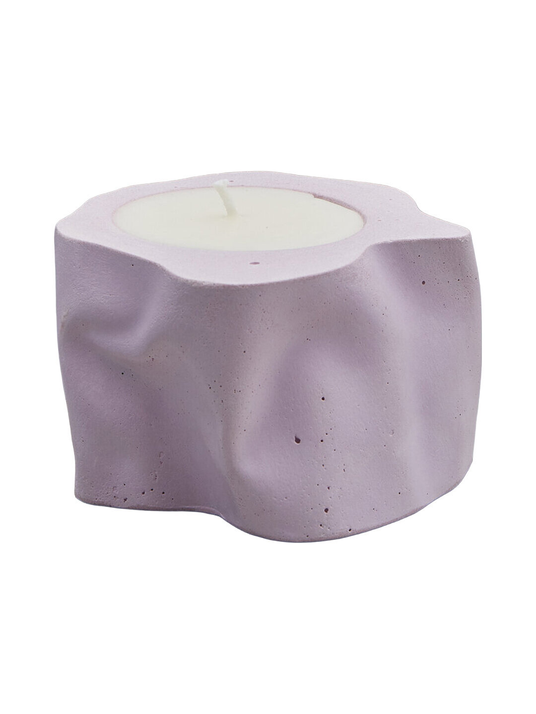 Foret Alchimie Ароматическая свеча Tree Candle, соевый воск 80 гр / аромат инжир и иланг-иланг, цвет розовый