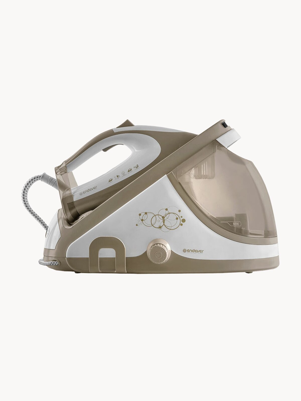 Парогенератор с бойлером ENDEVER Delta-400, 2600Вт, 1700мл, вертикальное отпаривание, антинакипь, бежевый
