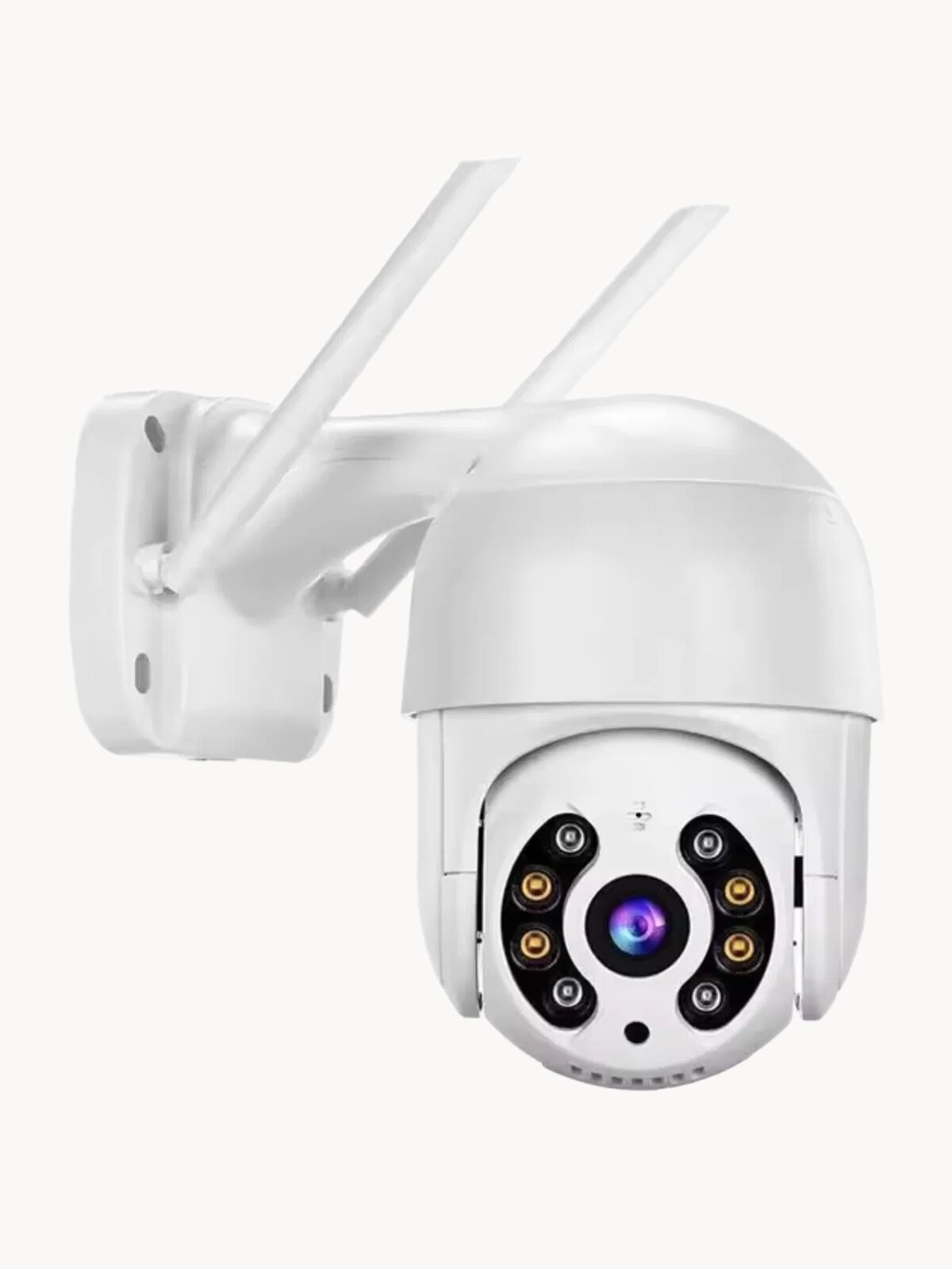 Умная Wi-Fi камера видеонаблюдения, карта памяти на 128гб, 5МП, iCSee, ночное видение, поворотная с микрофоном