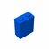 Блоки конструктора Gobricks 1x2x2, Синий (050)