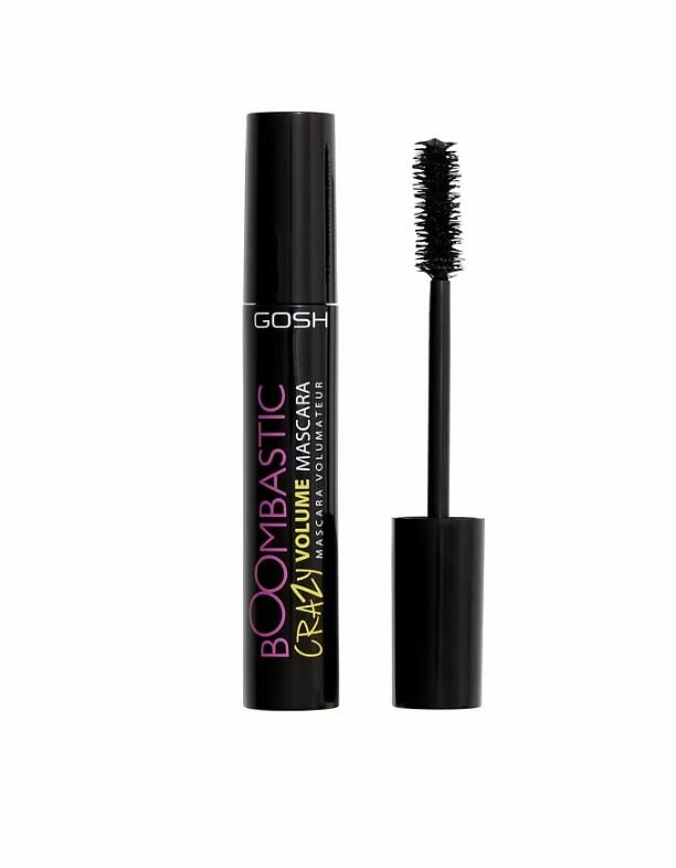 GOSH Тушь для ресниц Boombastic Crazy Mascara, 001 Extreme Black, 13 мл