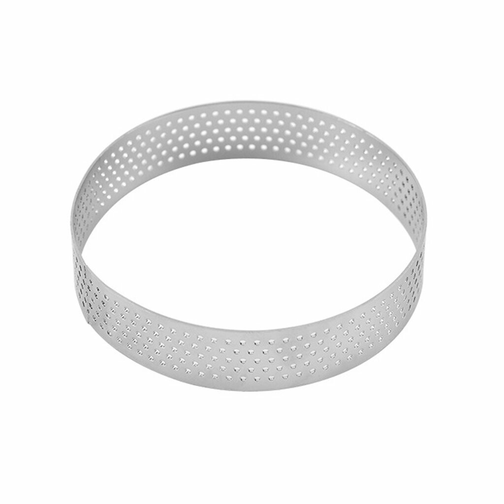 Форма для выпечки муссового кольца из нержавеющей стали 304 с перфорацией-круглая большого размера