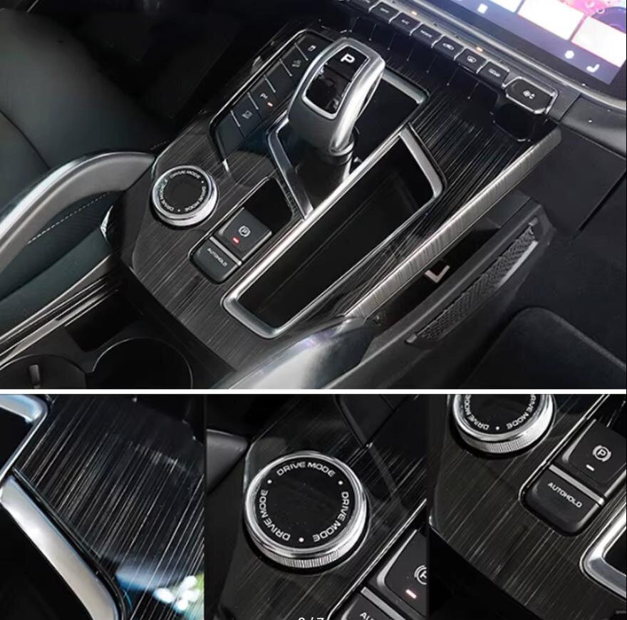 Джили Атлас Про - Накладка (окантовка) на центральную консоль для Geely Atlas Pro 2021-2024 г. г.