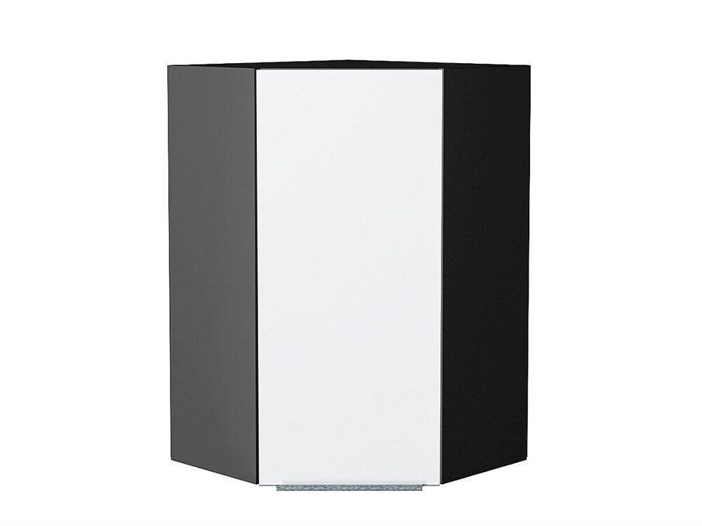 VVT Шкаф верхний угловой Фьюжн Graphite, Silky White, 920