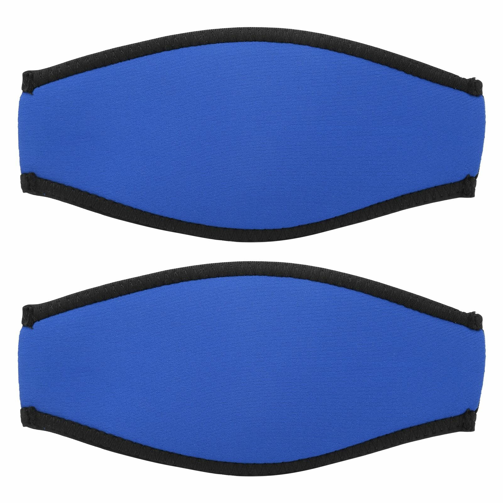 2 шт, чехол для зеркала с ремешком для дайвинга, чехол для подводного погружения, подводного плавания и трубки, защита для волос, синий