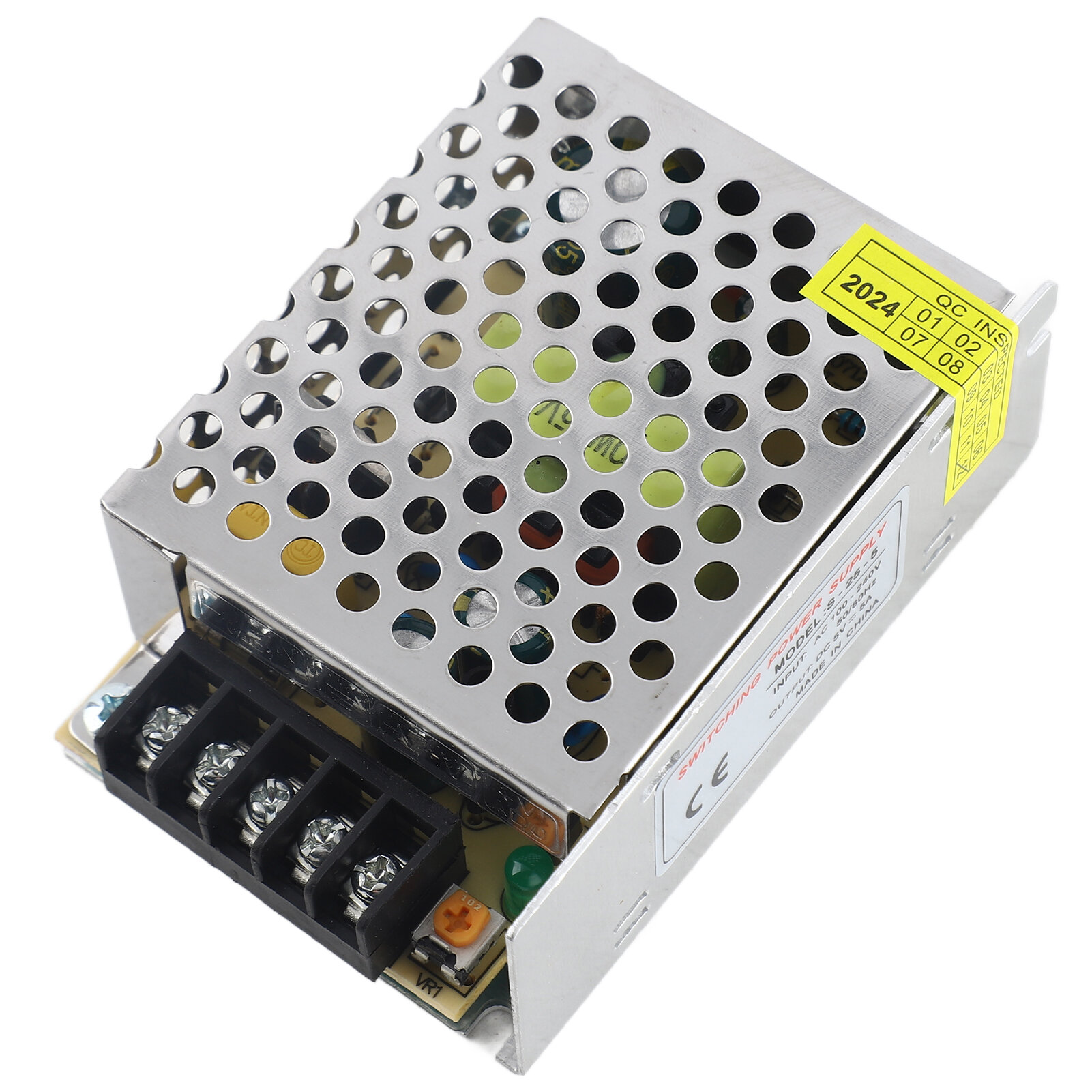 AC 100V～240V в DC 5V 5A 25W трансформатор напряжения переключатель питания для светодиодной ленты