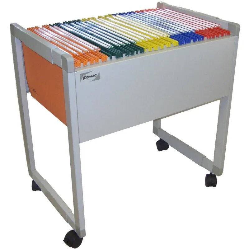 Подвесная регистратура тележка Комус на 80 папок универсальная А4/ FoolScap 164255