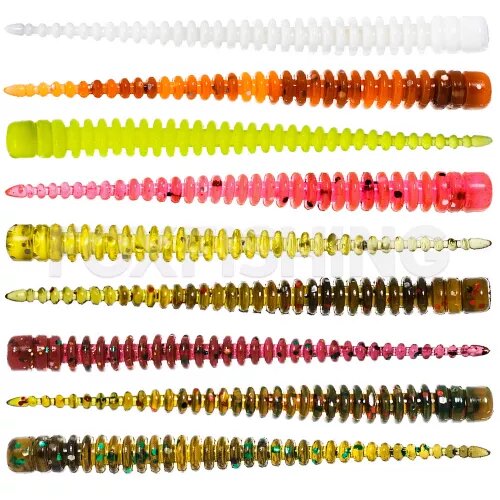 Силиконовая приманка Lucky John Pro Series King Leech 2 MIX1 5см. 9шт.